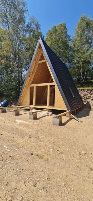Casa Modulara, Garaje din panou sandwich si Cabane A-Frame din lemn ...