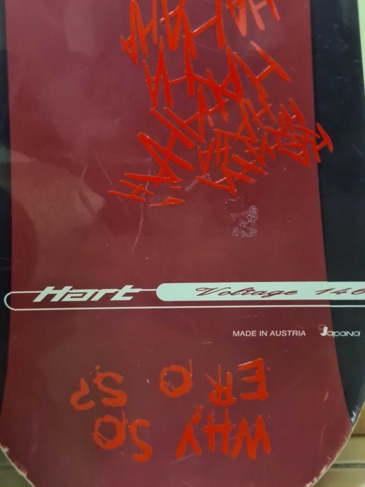 Placa Snowboard Hart - 146 cm - ideala pt incepatori - flexul rigid ...