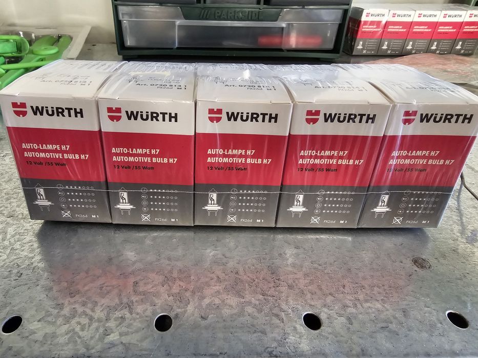 Автомобилни крушки H7 12v Wurth гр. Мартен • OLX.bg
