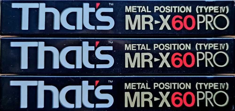 Casete audio sigilate That's Metal MR-X Pro 60 Bucuresti Sectorul 1 • OLX.ro