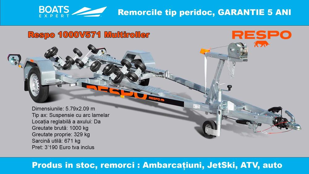 Peridoc barca Respo 4m - 8m, 400-750kg, 1000-5000 kg. Pe stoc Bucuresti ...