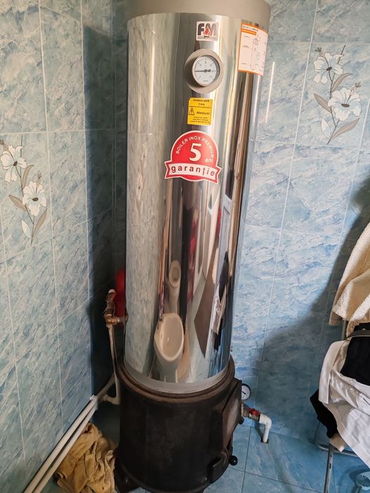 Boiler pe lemne din inox Racova • OLX.ro