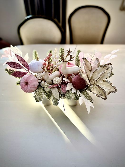 Aranjament decorativ de Crăciun handmade Atelierul Domniței Calarasi ...