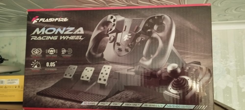 Игровой руль Игровой контроллер FLASHFIRE Monza Racing Wheel WH63201V ...