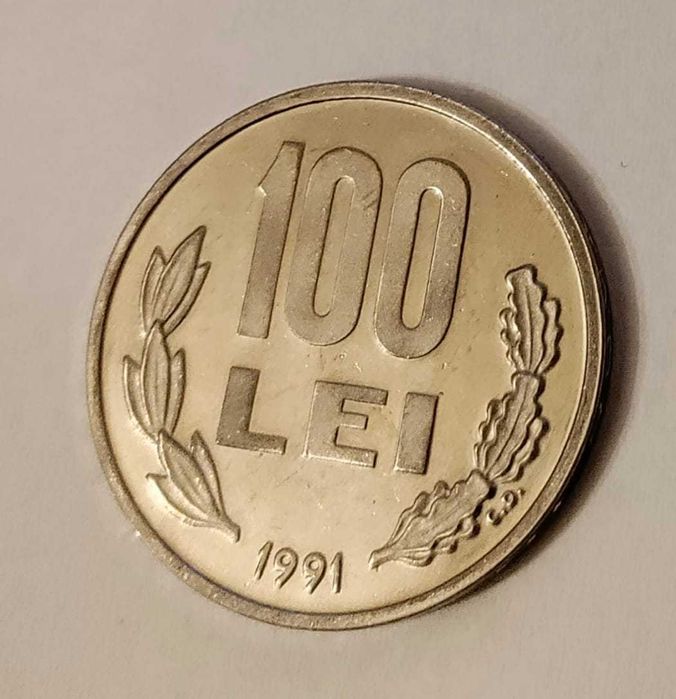 Moneda 100 lei - BNR (1991) Bucuresti Sectorul 1 • OLX.ro