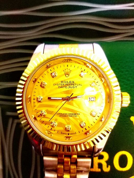 Ceas Rolex Oyster Perpetual Date Submariner, set cu bratara Rolex Roman ...