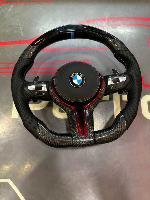 Volan M BMW CARBON / LED / Vibratii / Incalzire / DISTRONIC! SERIA F/E ...
