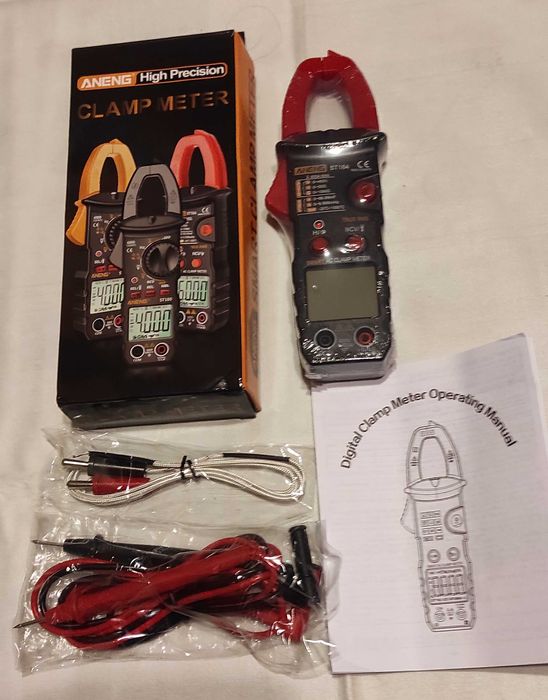 Нови Ампер клещи и Мултиметър ANENG ST184. Цена 20 €. гр. Каварна • OLX.bg