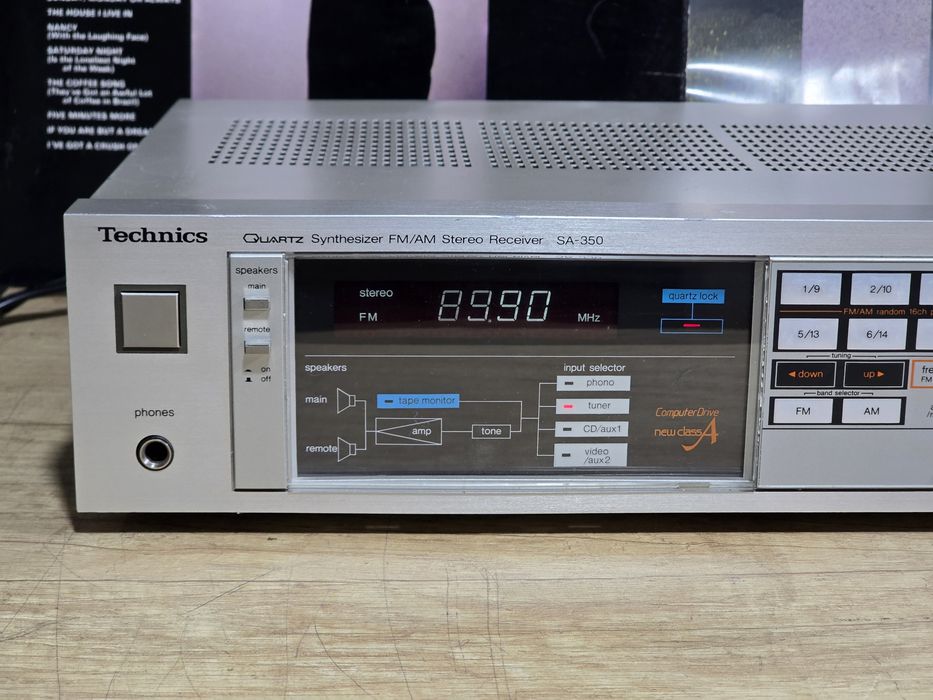 Receiver TECHNICS SA-350, argintiu, vintage hifi retro Suceava • OLX.ro