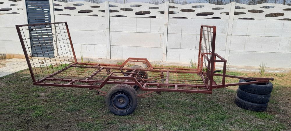 Remorca motocultor/ tractor - baloti fân, etc Corbii Mari • OLX.ro
