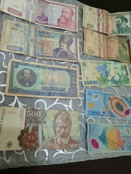 Bani vechi romanesti, bulgaresti, grecesti, nemtesti,englezesti ...