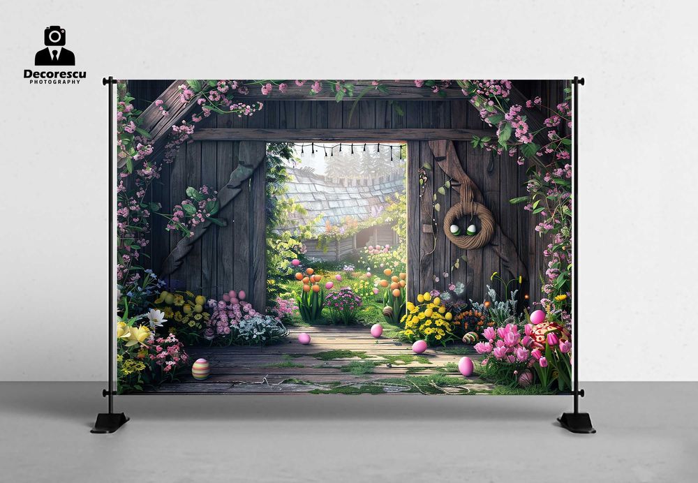 Fundal Foto Textil - Tematica Primavara / Paste 2025 - DECORESCU - 03 ...