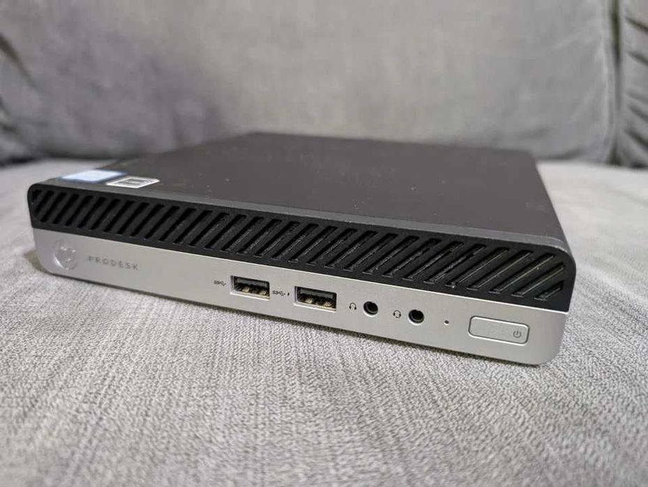 Mini PC HP ProDesk 400 G4, i5-8500T, 8GB RAM, 512GB SSD, Win 11 Pro гр ...
