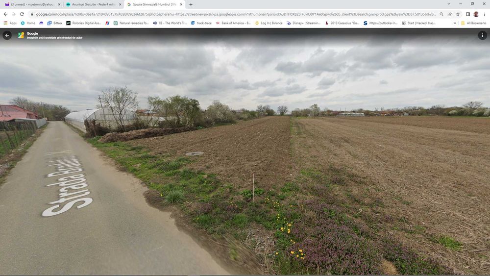 Gradistea ,la iesire in Falastoaca , Locatie ,asfalt ,utilitati 1140m2 ...