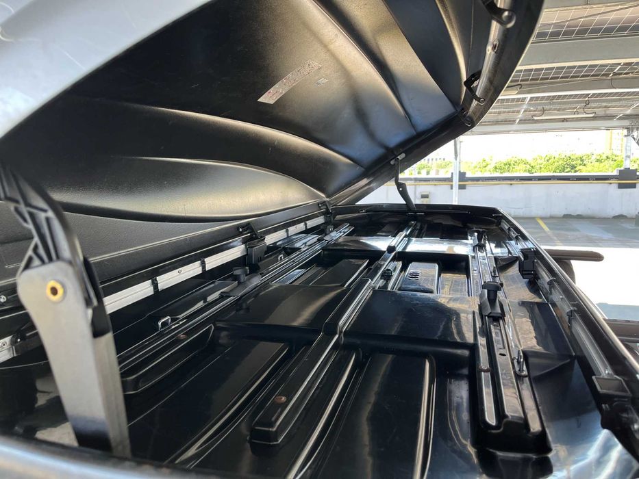 Cutie THULE 460 l,transport bagaje,ski-uri/snowboard,pescuit,L 230 cm ...