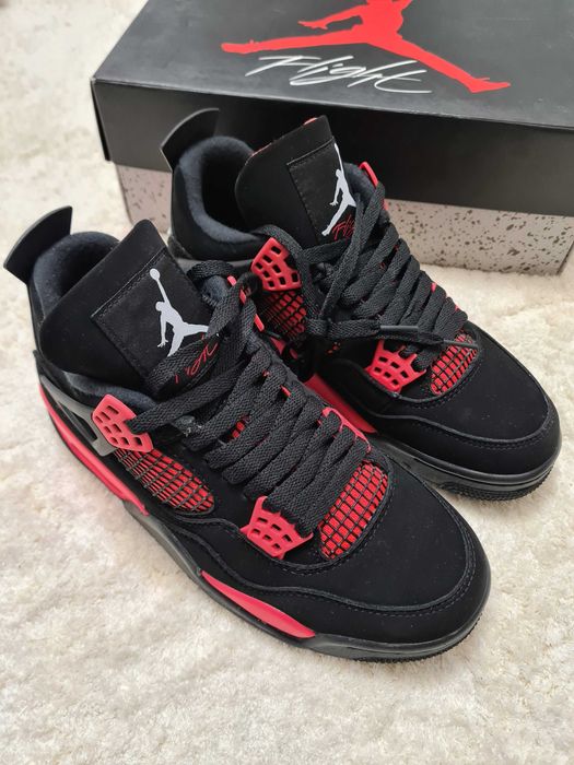 Air Jordan 4 retro Red Thunder, marimi 35-46, tip UA, Unisex Bucuresti ...