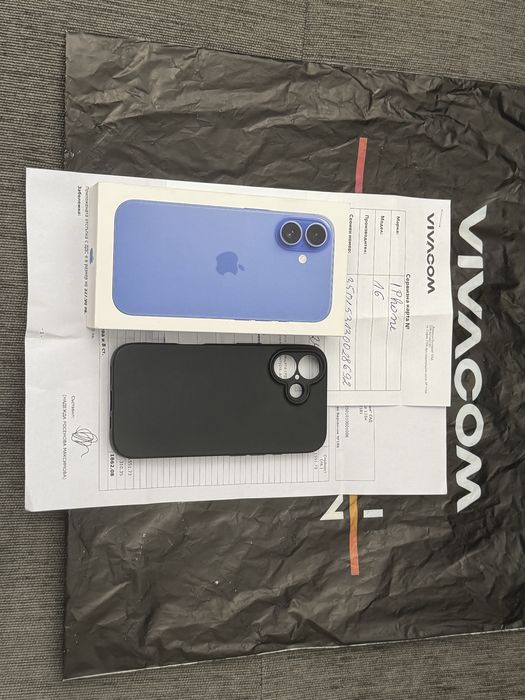 КАТО НОВ 256GB iPhone 16 Гаранция Vivacom 2026 г. Ultramarine гр. София Младост 1 • OLX.bg