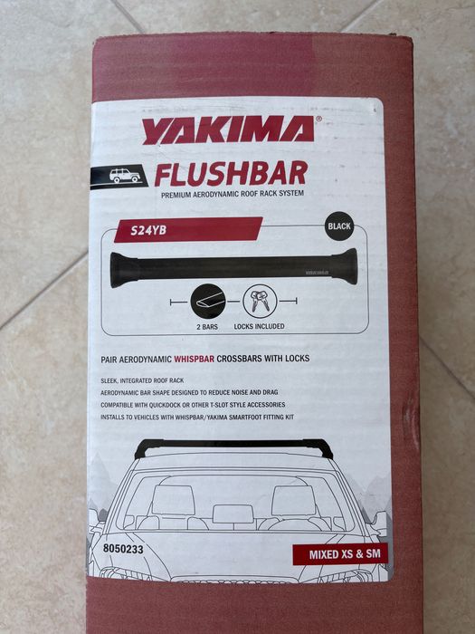 Напречни греди Yakima Flushbar в черно S24YB к.к. Слънчев бряг • OLX.bg