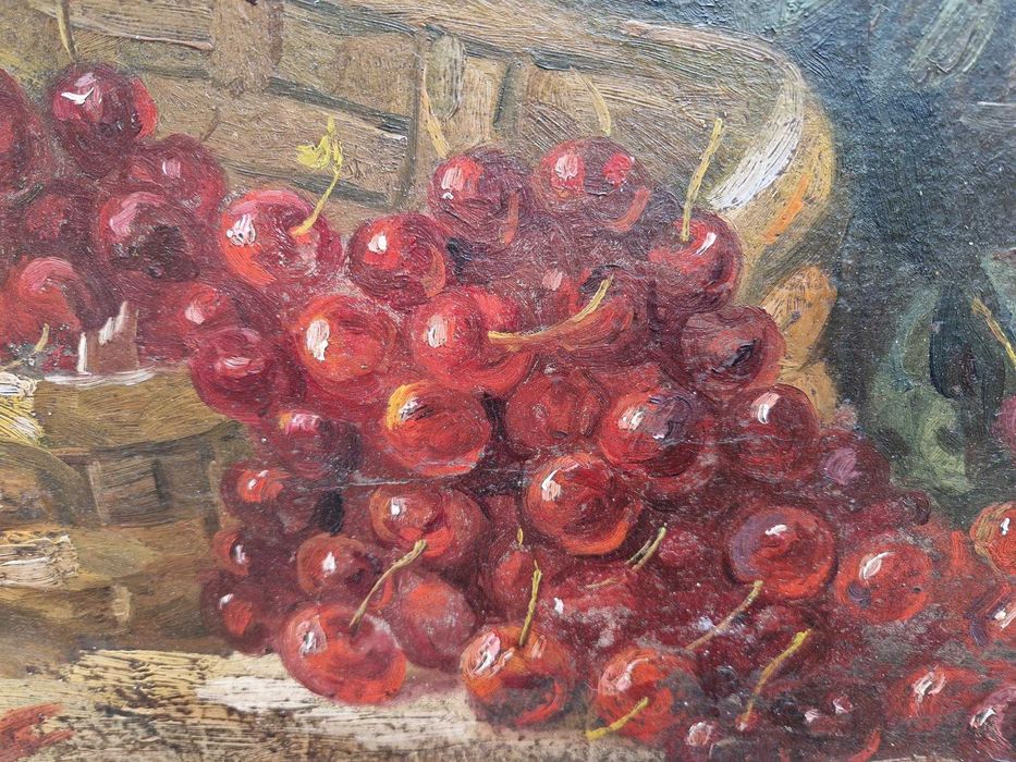 Tablou vechi in ulei, semnat 70 x 57 cm Arad • OLX.ro