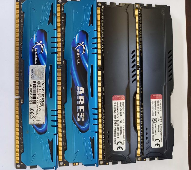 2/4/8/16/32GB, DIMM/SODIMM/RDIMM, DDR2/3/4 RAM гр. Силистра Промишлена зона - Запад • OLX.bg