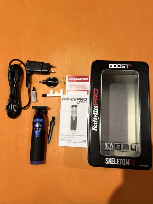 Тример за подстригване BaByliss PRO skeleton FX BOOST+ Titanium гр ...