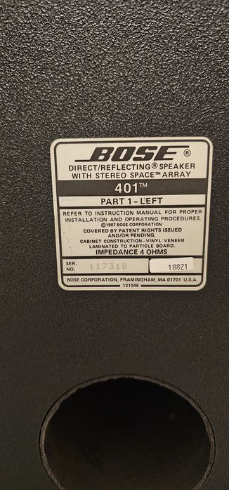 Bose 401 (Made in USA) Mircea Voda • OLX.ro