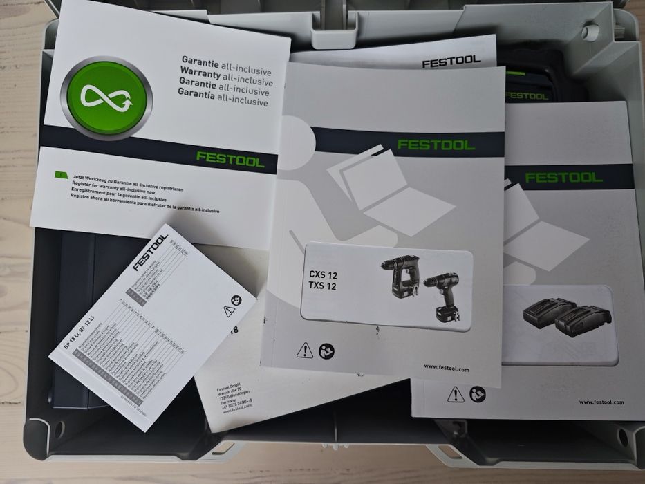 НОВ МОДЕЛ Акумулаторен безчетков винтоверт FESTOOL TXS 12 EC-TEC гр ...