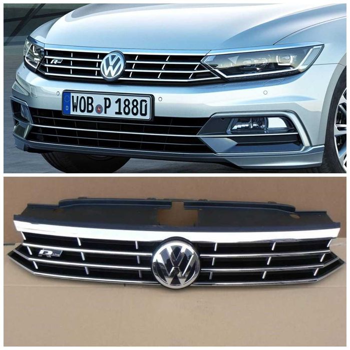 R LINE решетка VW PASSAT B8 2015-19 R-line reshetka volksvsgen golf 7 ...