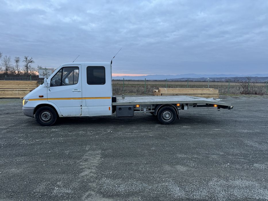 Autoplatforma mercedes sprinter 7 locuri platou aluminiu clima 6800 ...