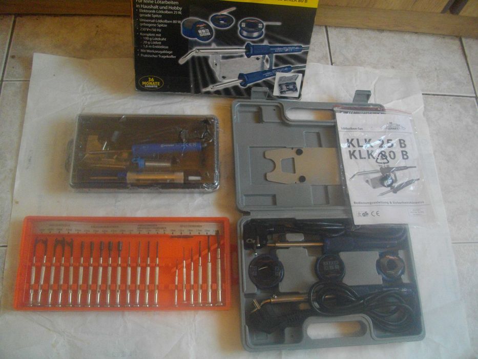 Немски Нов К-Т Специализирани Отвертки Елект/Ел.Поялник К-т King Craft ...