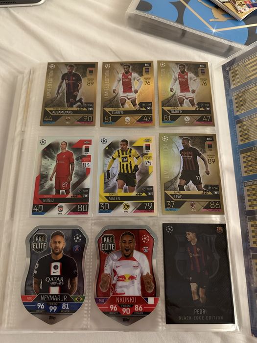 Chrome shields , Pro elites and limited editions match attax 22/23 ...
