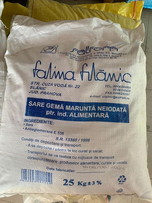 Sare marunta neiodata alimentara Clinceni • OLX.ro