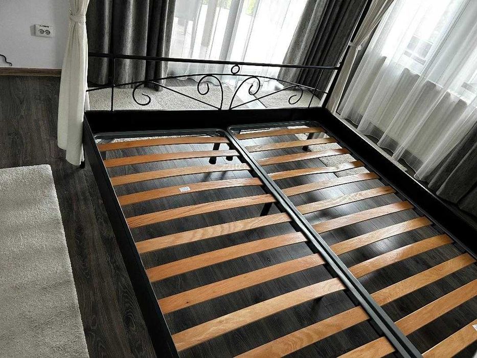 Pat Fier Forjat cu Baldachin 1800X2000 Brasov • OLX.ro