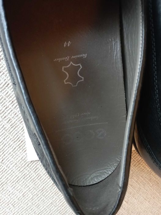 Качествени, удобни мъжки обувки от естествена кожа на ECCO, №44 гр. Варна Операта • OLX.bg