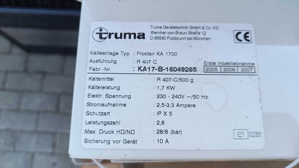 Aparat aer conditionat marca Truma pentru rulota sau autorulota Alba ...