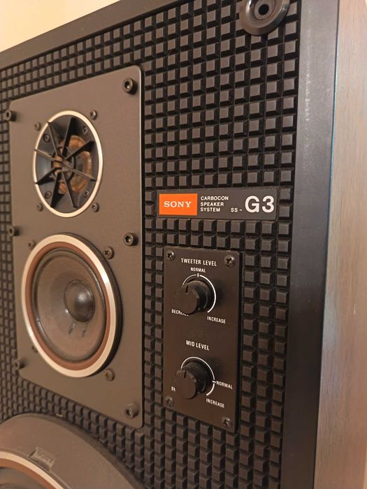 Boxe Hi-Fi Sony SS-G3 (Vintage 1980) 2x60W RMS (+ Picioare) Brasov • OLX.ro