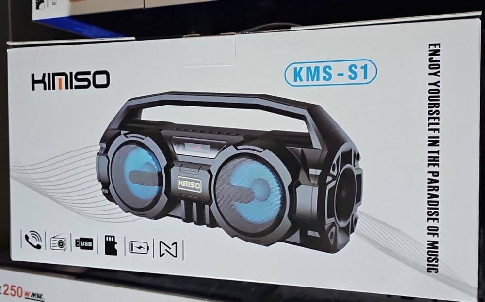 Преносима тонколонка KIMISO, KM-S1 Bluetooth, Черен гр. София Дружба 1 • OLX.bg