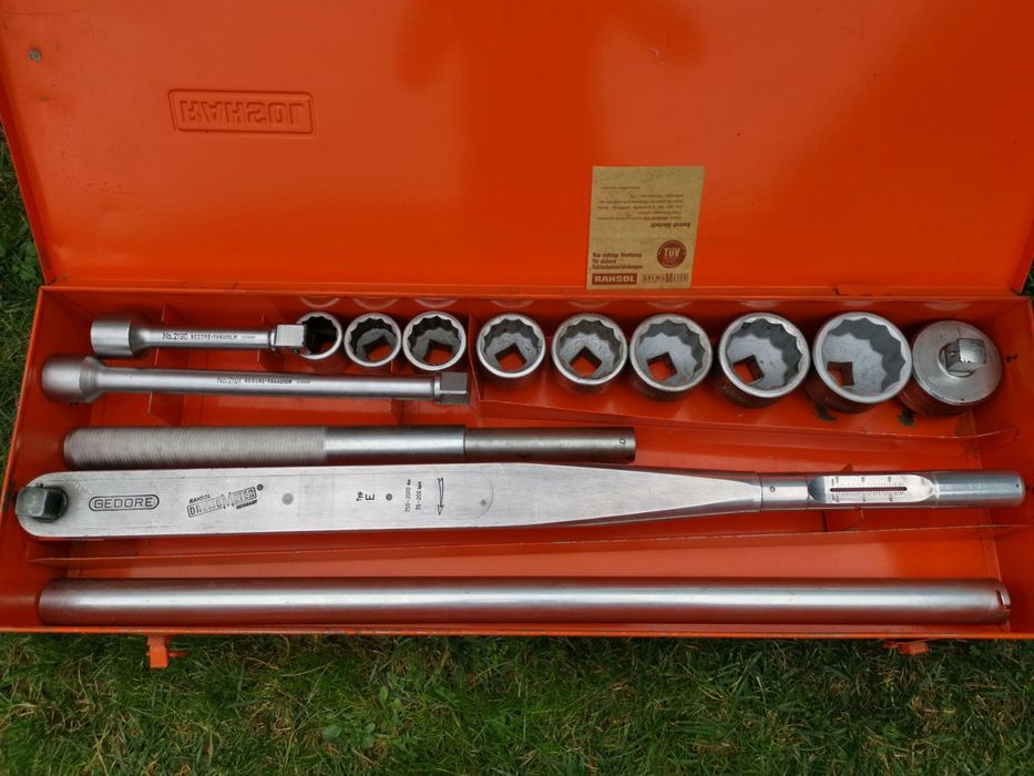 Динамометричен ключ 750-2000 Nm GEDORE RAHSOL Dremometer гр. София ...