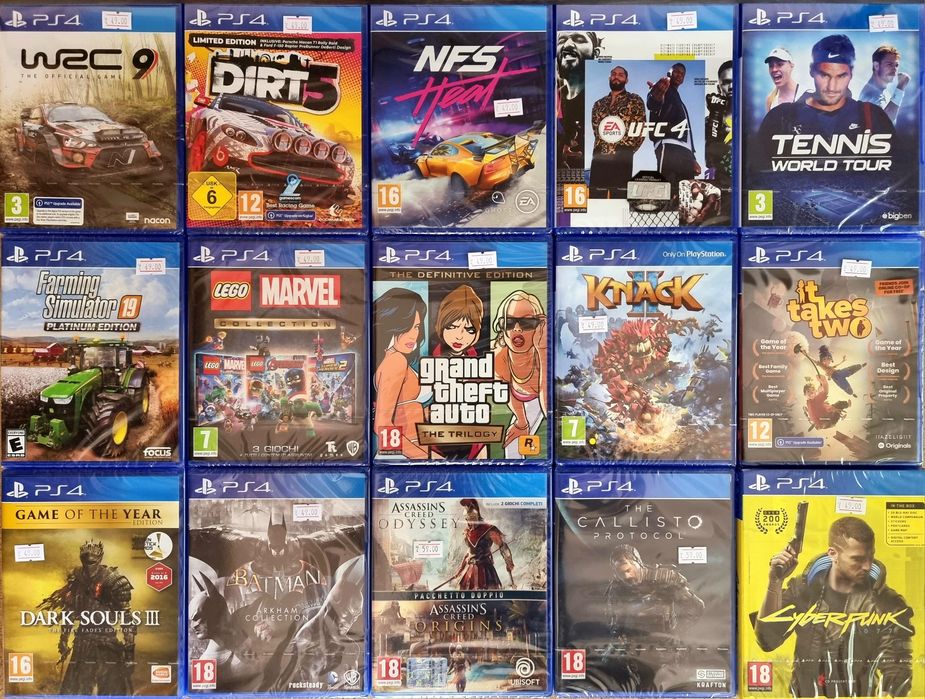 Нови запечатани игри за PS4 гр. Разград Орел • OLX.bg