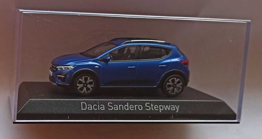 Macheta Dacia Sandero MK3 Stepway 2021 albastru - Norev 1/43 Bucuresti Sectorul 1 • OLX.ro