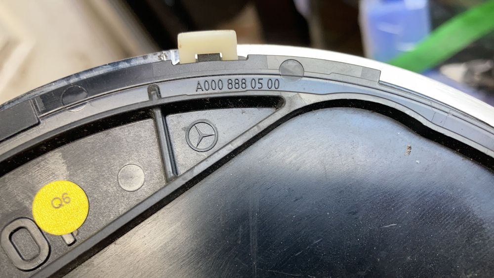 Emblema sigla Cu radar distronic Mercedes A1648884011 , A0008880500 ...