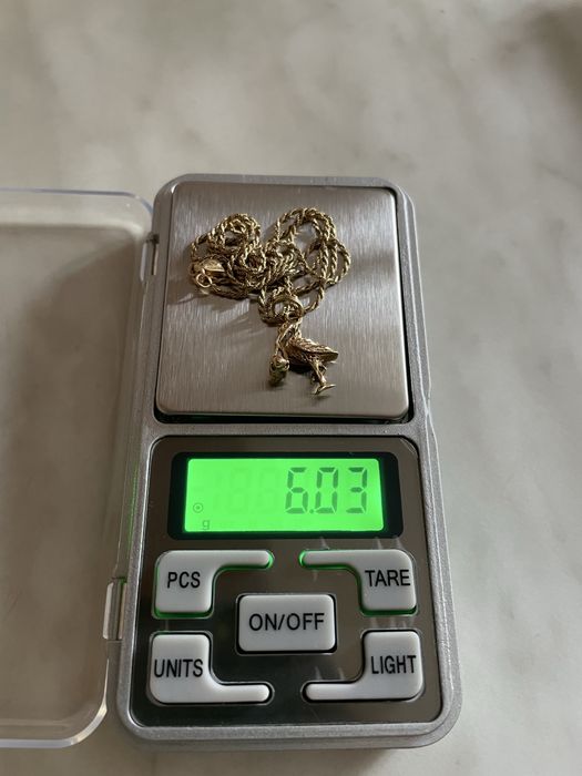Lant cu pandantiv barza+bebe aur 14k italian Bucuresti Sectorul 3 • OLX.ro