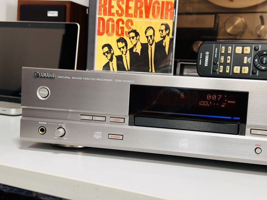 CD-player Recorder YAMAHA CDR-HD1500,hard de 250Gb,telecomanda,optical ...