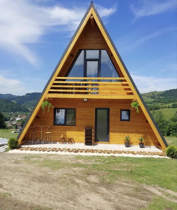Realizam cabane A-frame Hunedoara • OLX.ro