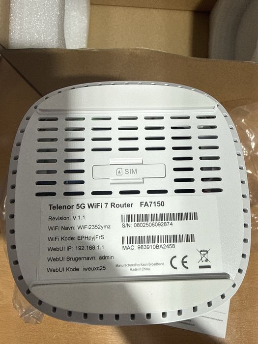Modem Telenor Router 5G Wifi 7 FA7150 Targu Jiu • OLX.ro
