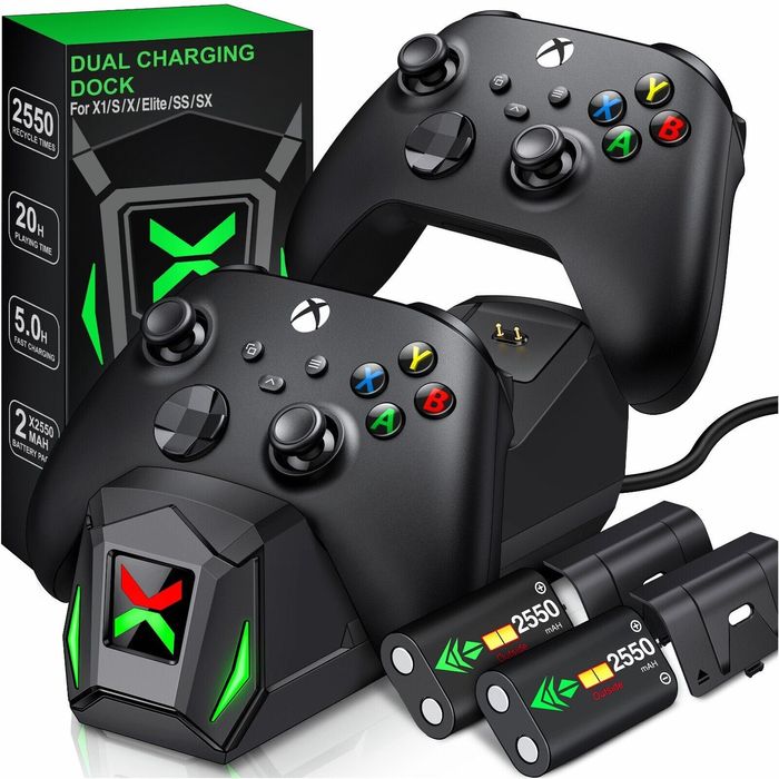 Fast Charging Station Dock + 2 акумулаторни батерии за XBOX гр. Попово • OLX.bg