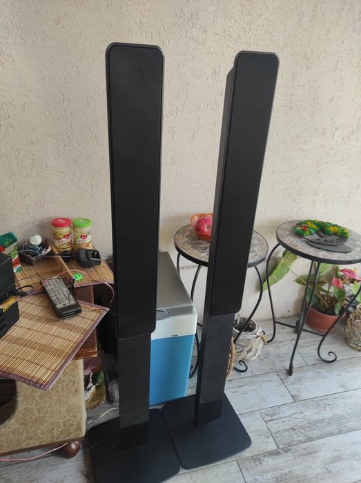 Combina audio Sony, Panasonic ,boxe picior Philips toate stare de func Gaesti • OLX.ro