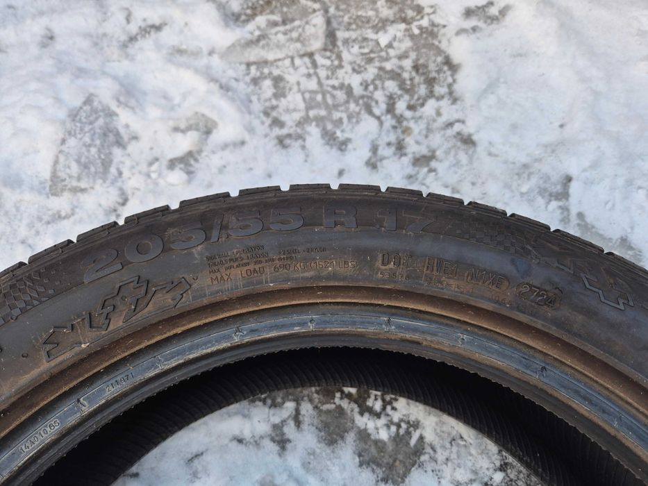 1 Anvelopa de IARNA - 205/55/17 - Continental CA NOUA - DOT 2024 ...