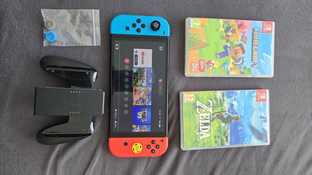 Nintendo Switch OLED + Minecraft, Zelda Bucuresti Sectorul 6 • OLX.ro