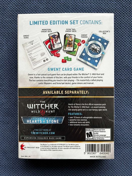 The Witcher Blood and Wine (PC) + Gwen Cards set 1 + Gwen Cards set 2 ...